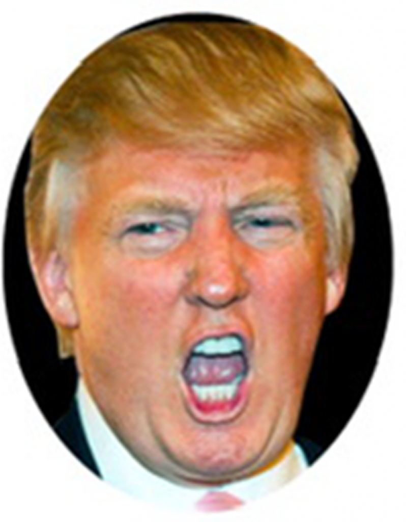 Trump Yelling | daysoffdesigns.com